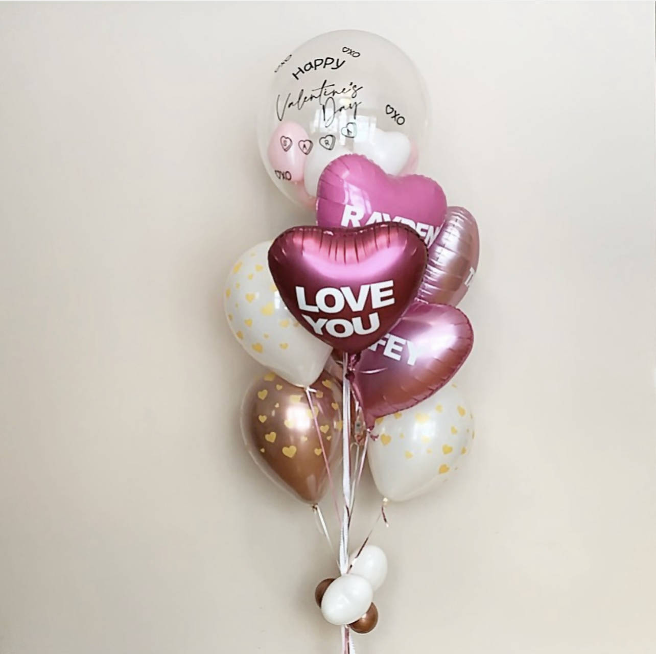 Valentine’s Day; Valentine’s Decor, balloon bouquet, balloon ...