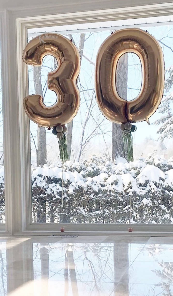 Personalized Balloon Number